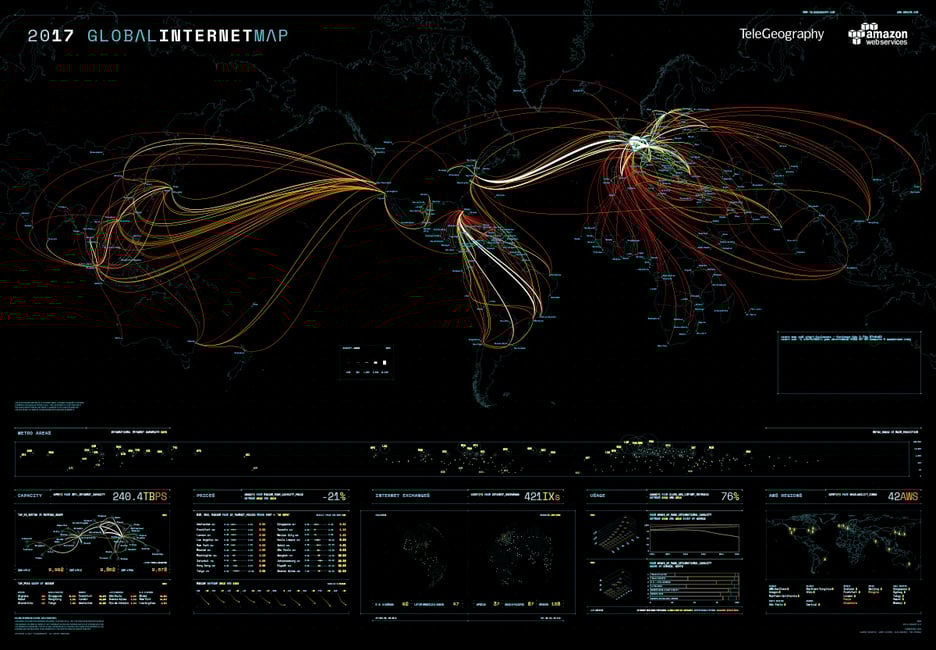 Futuristic 2025 Submarine Cable Map Unveils the Networks of Tomorrow