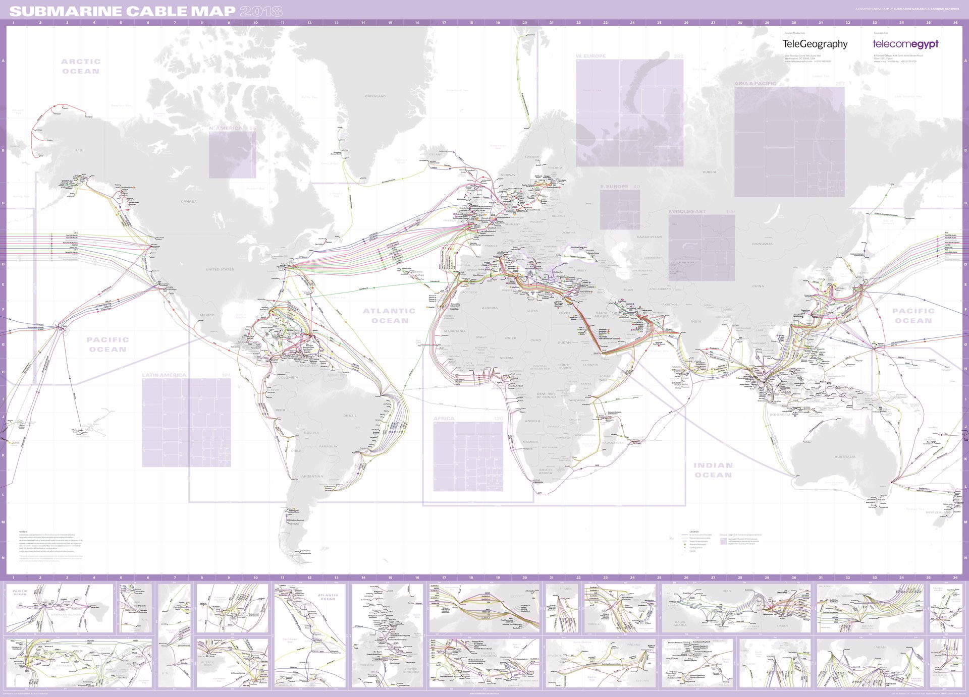 The Submarine Cable Boom as Told by a Decade of TeleGeography Maps