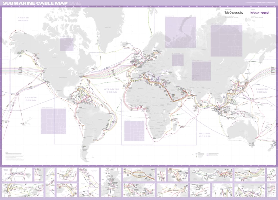 The Submarine Cable Boom as Told by a Decade of TeleGeography Maps