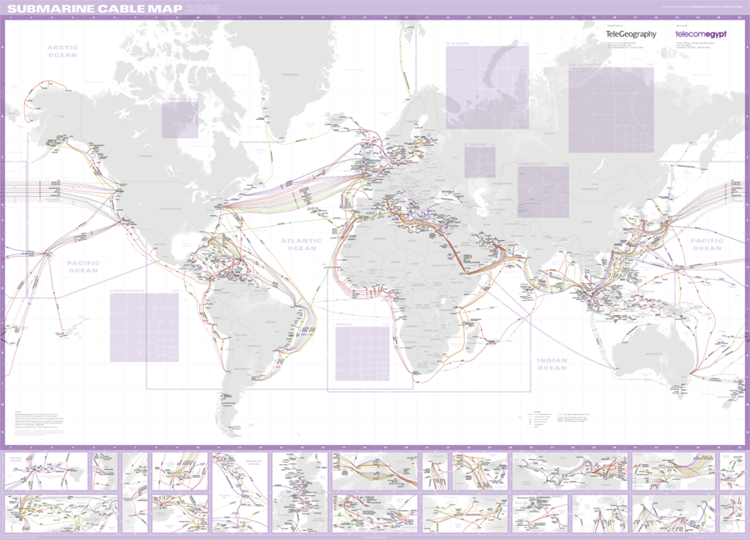 Futuristic 2025 Submarine Cable Map Unveils the Networks of Tomorrow