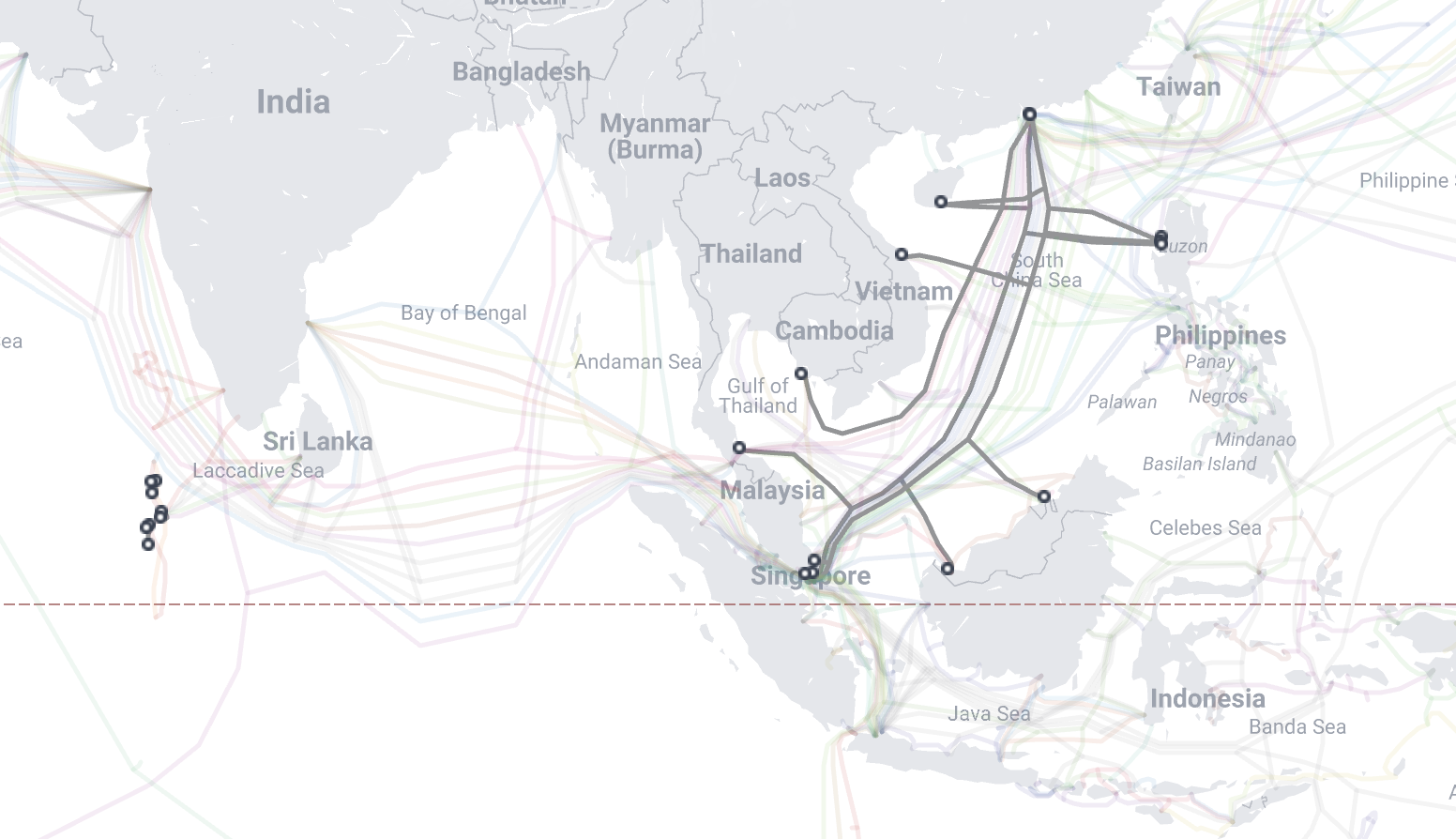 Chinese vs. U.S. Network Infrastructure in Asia, From Cloud to Cables
