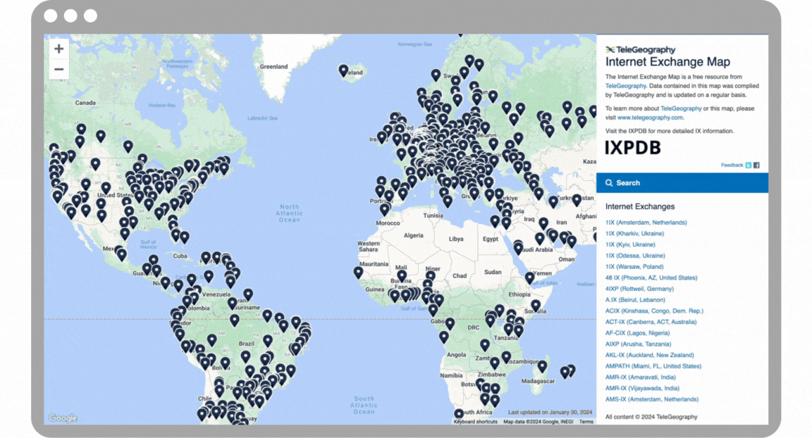 Where Are All the Internet Exchanges?